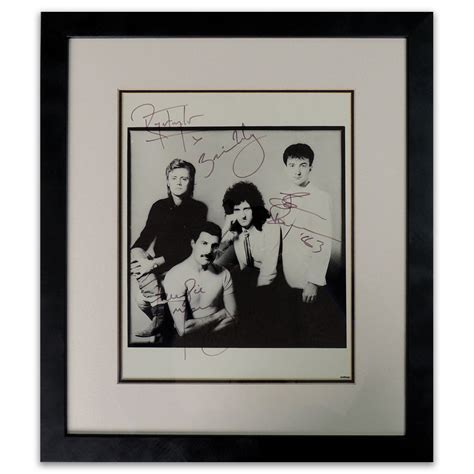 Queen Mercury Taylor May Deacon Autograph