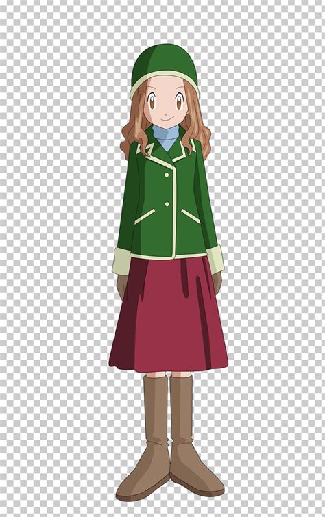 Mimi Tachikawa Sora Takenouchi Digimon Adventure Joe Kido Png Clipart Art Cartoon Christmas