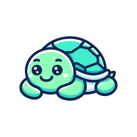 Cute Turtle Icon Character 45553450 Png