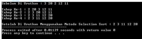 Belajar C Part 7 Sorting Sarjana Pedia