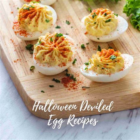 Spooky Halloween Deviled Egg Recipes Scare Up Some Fun