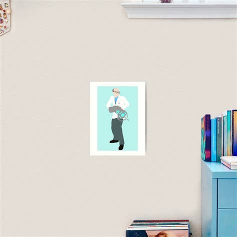 Garrys Mod Dr Kleiner With Physics Gun Art Print By Maxtown Redbubble