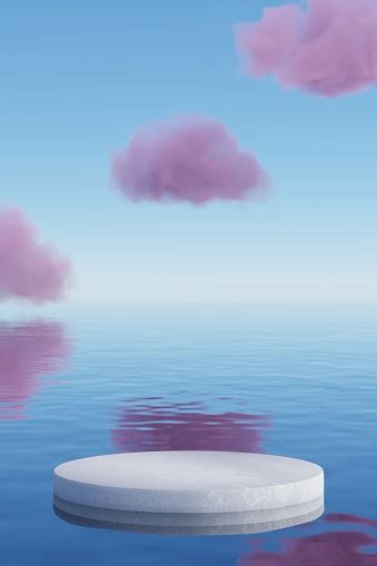 제품 디스플레이 프리젠 테이션을위한 복사 공간이있는 3d 연단 열대 여름과 휴가 개념 그래픽 아트 디자인 0명에 대한 스톡 사진 및 기타 이미지 Istock