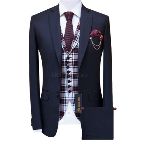 Three Piece Suit Uomo Attire