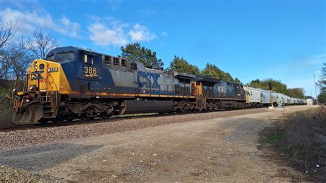 Csx Yn2 Unit Leads 641 Youtube