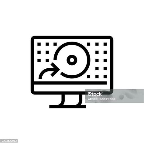 소프트웨어 라인 아이콘입니다 코딩 빅 데이터 개발 컴퓨터 프로그래머 개념에 대한 스톡 벡터 아트 및 기타 이미지 개념 개발 공학 Istock