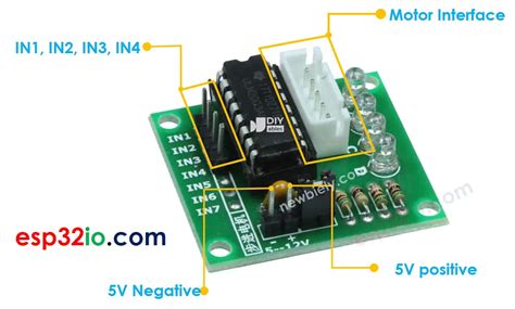 ESP BYJ Stepper Motor ULN Driver ESP Tutorial