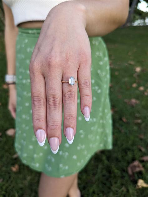 Hexagonal Engagement Ring