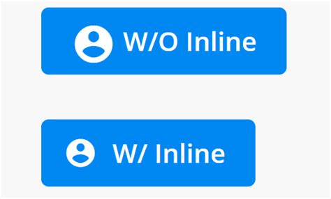 feat button `mat inline` styles to match material button w icon