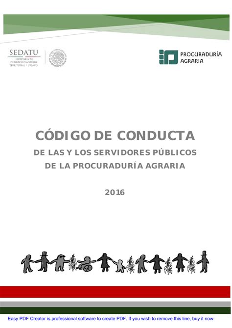 Código de Conducta de las y los Servidores Públicos de la