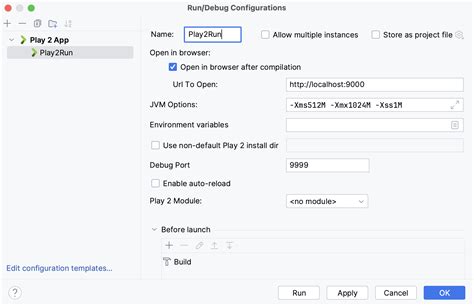 Play Framework IntelliJ IDEA Documentation