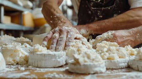 Proceso De Elaboración Artesanal Del Queso Foto Premium