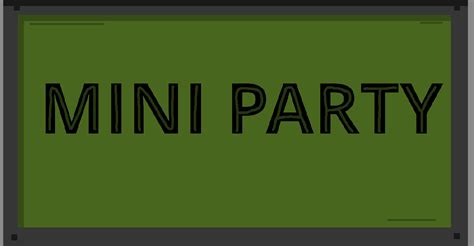 Mini Party By Luscious1717