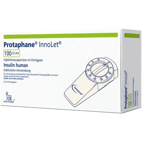 Protaphane® Innolet 100 I E Ml 5x3 Ml Mit Dem E Rezept Kaufen Shop Apotheke