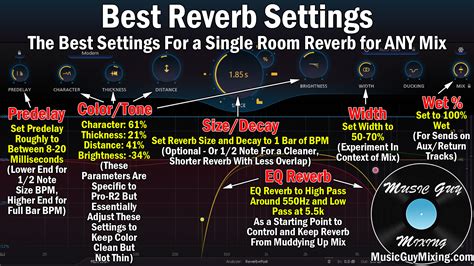 The Best Reverb Settings For Any Mix Music Guy Mixing