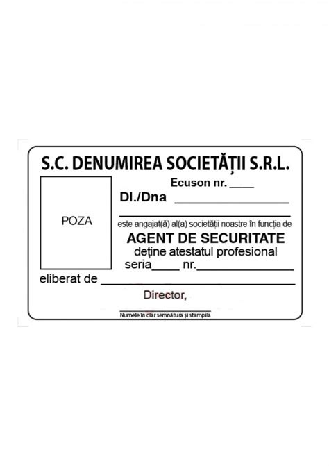 Ecuson Agent De Securitare