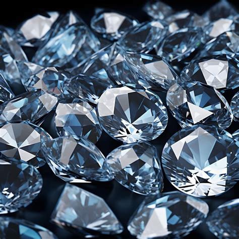 Premium Ai Image Diamonds Texture