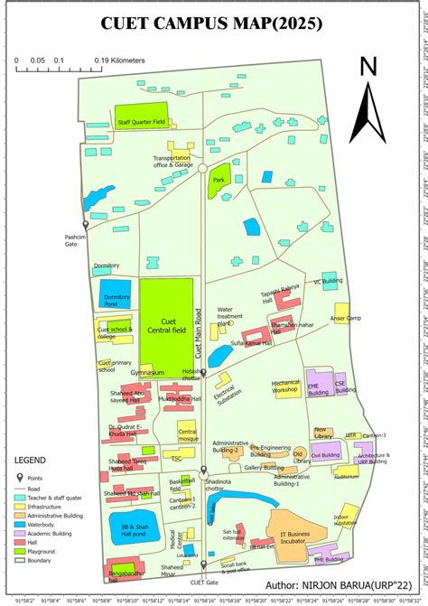 I Am Glad To Have Made This Map Of The Cuet Campus I Created It Just