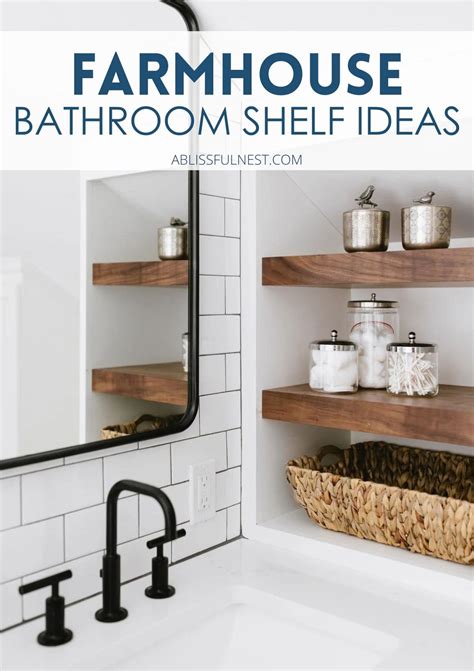 Modern Farmhouse Bathroom Storage 1024x683
