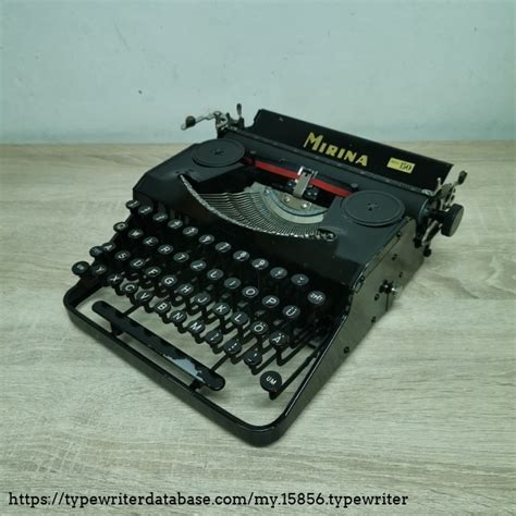 19xx Mirina Model 150 On The Typewriter Database