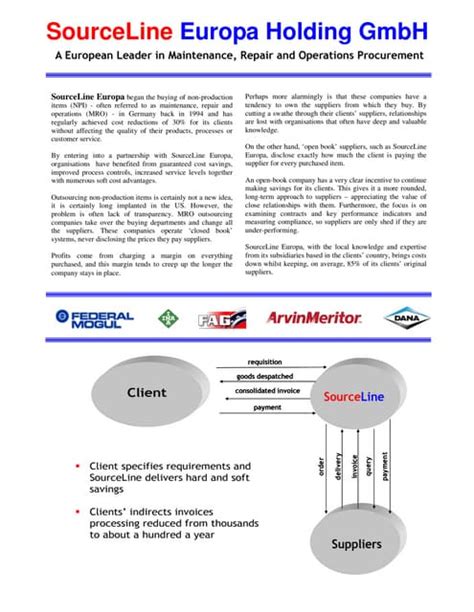 Source Line Europa Brochure Pdf