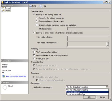 Compressed DataBase Backup In SQL Server Stack Overflow