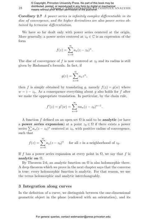 Complex Analysis Princeton University Press