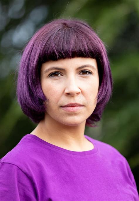 Purple Color For The Gender Equality Stock Image Image Of Feminists