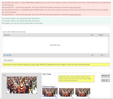 Entities Fieldcollectionplupload Recurring Error When Uploading