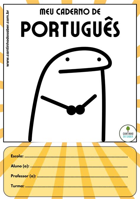 12 Capas De Caderno Prontas Para Colorir Do Tema Flork