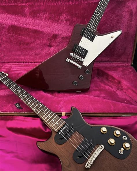 My ‘62 Melody Maker D ‘91 1976 Ri Explorer And ‘89 1962 Sg Prehistoric