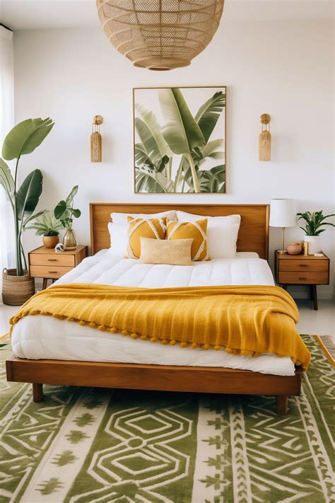 Mid Century Modern Boho Bedroom At Maddison Redden Blog