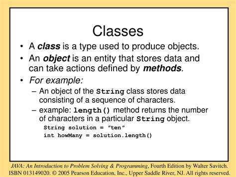 Ppt Introduction To Javas String Class Methods Objects And Input