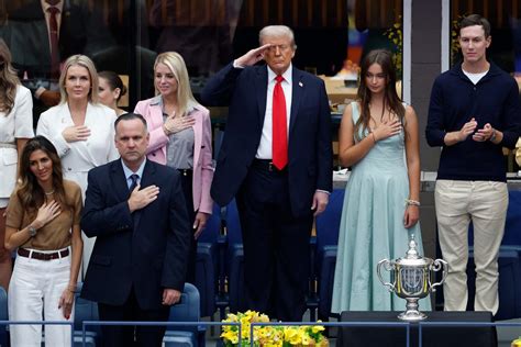 Donald Trump Met With Boos And Cheers At The Us Open Mens Final After