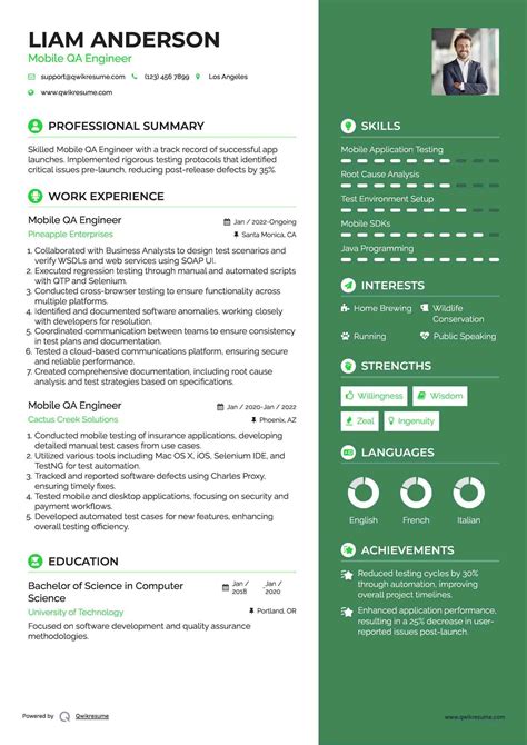 10 Mobile Qa Engineer Resume Samples And Templates For 2026