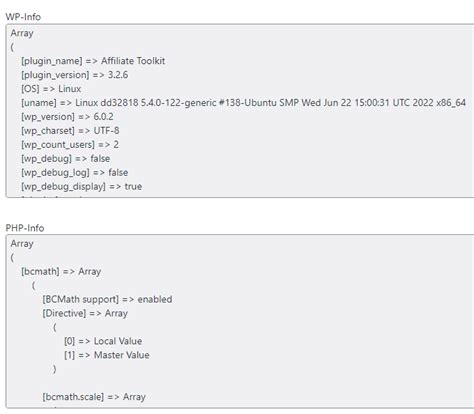 How To Get Debug Information For Support Affiliate Toolkit Com