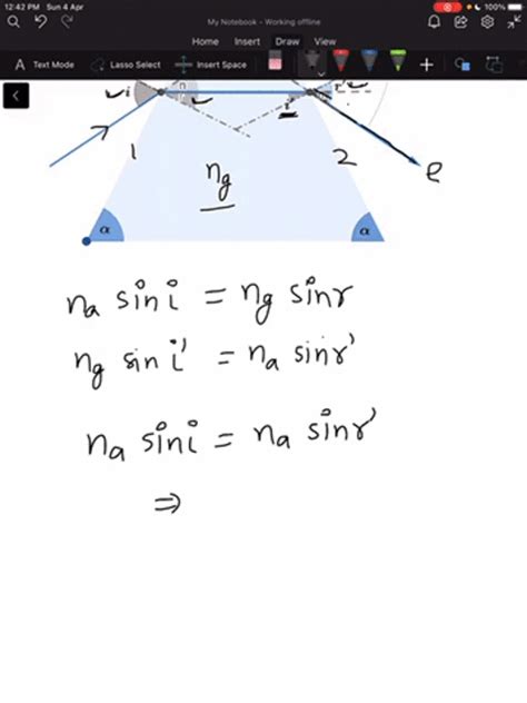 SOLVED What Is Angle Of Minimum Deviation Explain Comprehensively With The Help Of Figure Is