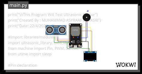 Ultrasonic Sensor Wokwi Esp32 Stm32 Arduino Simulator Ultrasonic Sensor Wokwi Esp32 Stm32 Arduino Simulator