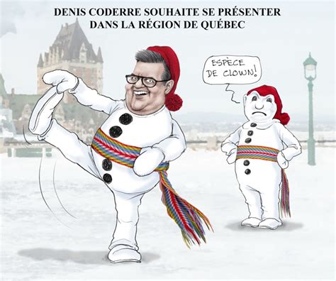 Denis Coderre à Québec La Presse