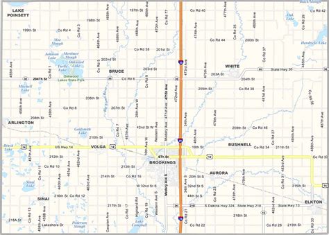 Deuel County Map South Dakota Us County Maps