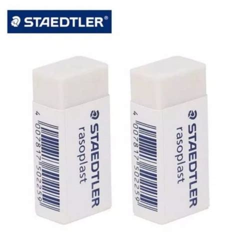 Jual Stip Penghapus Pensil 2b Eraser Steadler Putih Shopee Indonesia