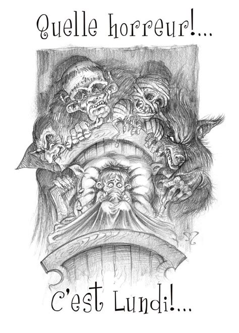 Pin By Olwyn Ducker On Pascal Moguerou 2 Horror Art Sketches