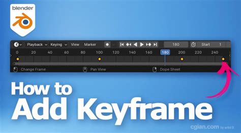 Blender How To Add Keyframe With Shortcut