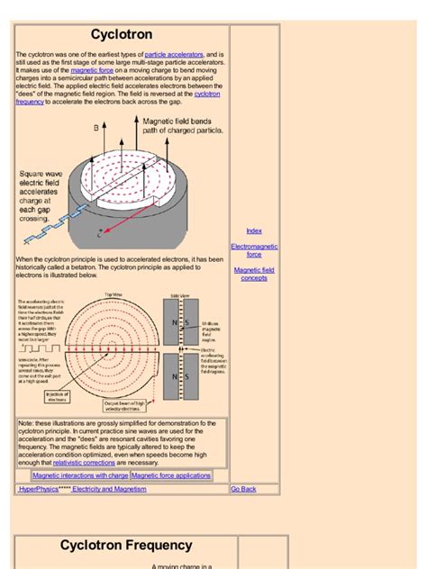 Hyperphysics Phy Astr Gsu Edu Pdf Particle Accelerator Electron
