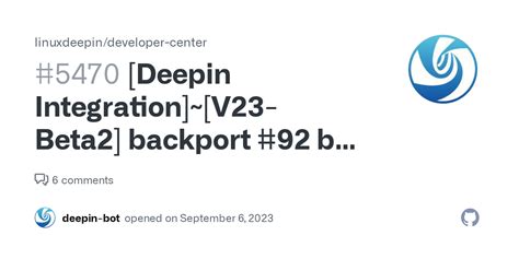 Deepin Integration ~ V23 Beta2 Backport 92 By Black Desklinuxdeepinlinglong By Deepin