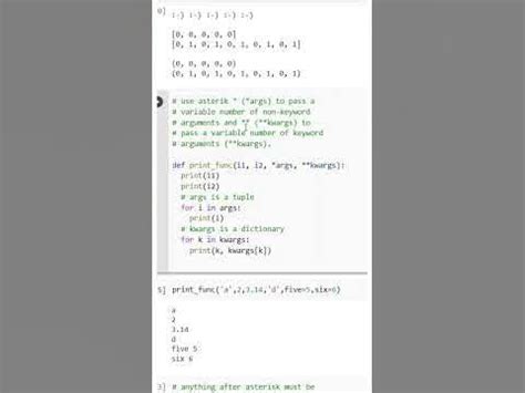 Examples of Using the Asterisk * Symbol in Python #python #education #programming #pythons # ...