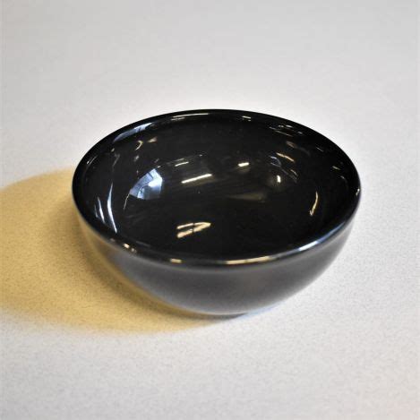 Homer Laughlin China Co Fruit Bowl Black Ceramic