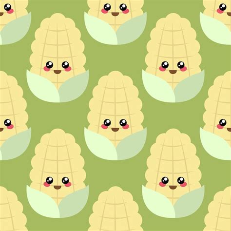Premium Vector Corn Pattern