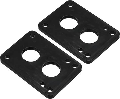 Patikil 1 4 Skateboard Riser Pads 2 Pack Pu 3x2 Skateboard Riser Pads Angled
