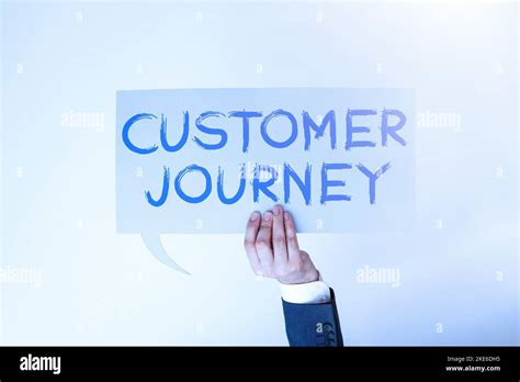 Inspiration Showing Sign Customer Journey Business Idea Complete Service And Transaction